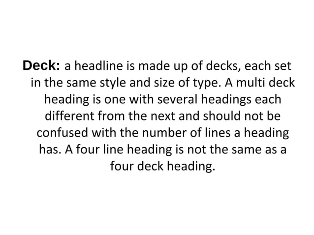 Layout glossary | PPT