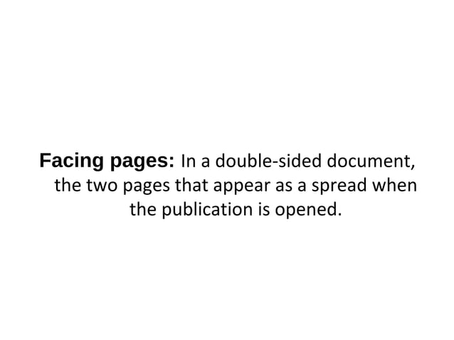 Layout glossary | PPT
