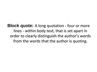 Layout glossary | PPT