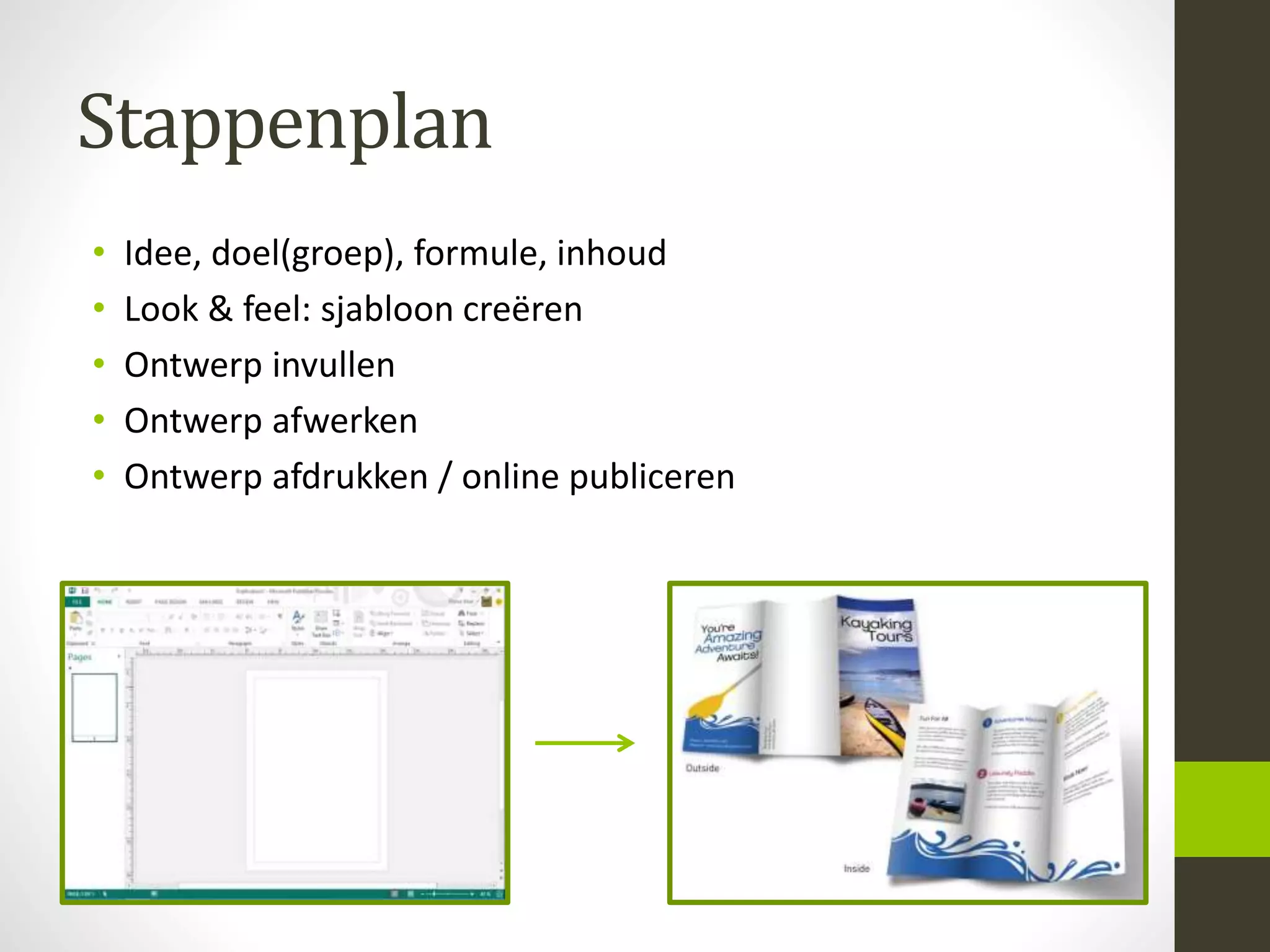Tips bij het ontwerpen van publicaties | PPT