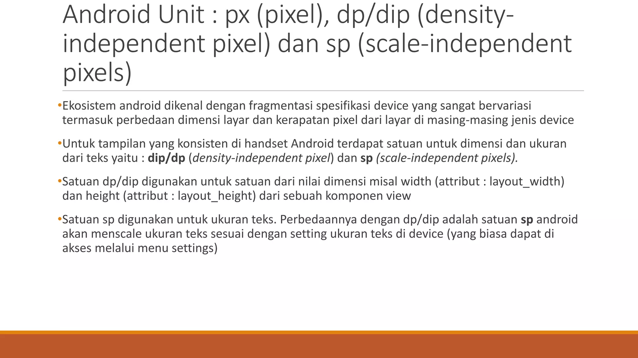 Layout, listview, gridview, and adapter | PPT