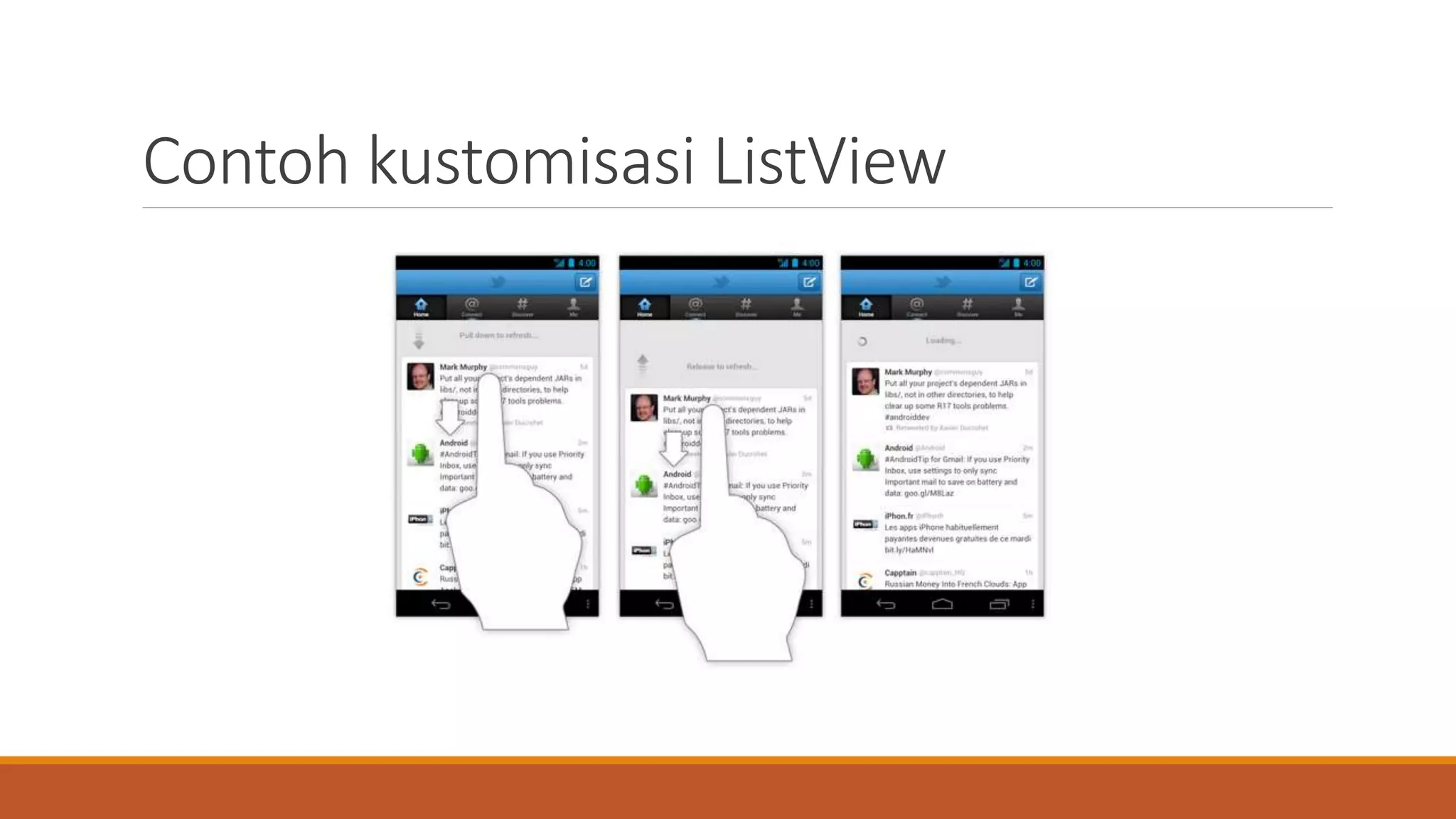 Layout, listview, gridview, and adapter | PPT