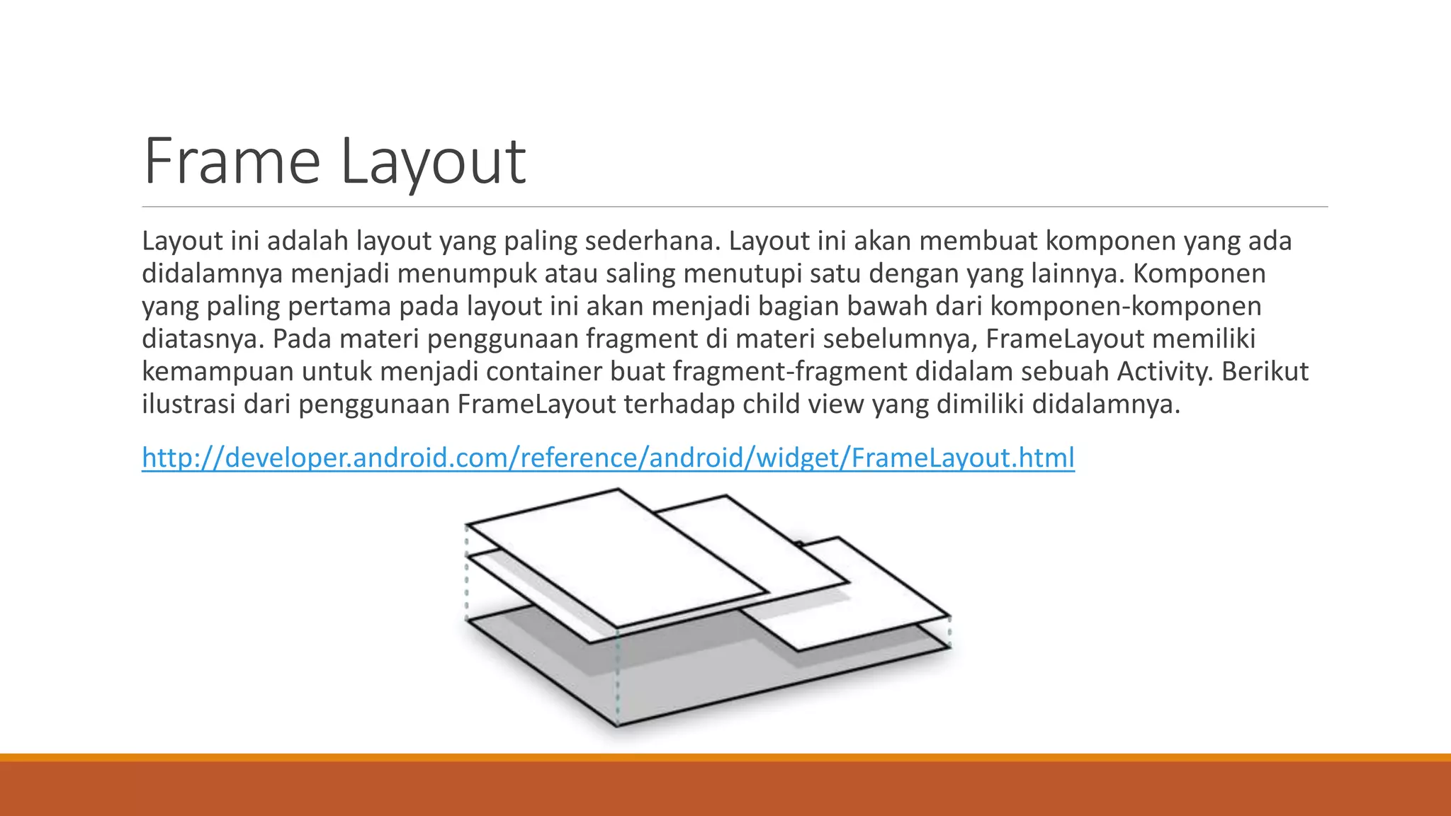 Layout, listview, gridview, and adapter | PPT