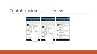 Layout, listview, gridview, and adapter | PPT