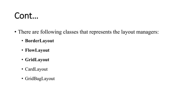 LayoutManager_Lec1.pptx | Programming Languages | Computing
