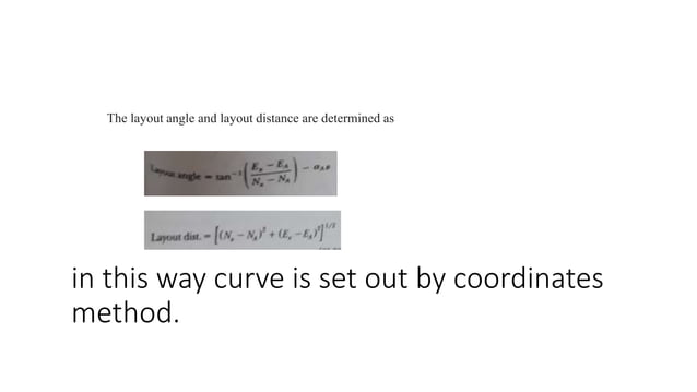 Layout of a curve- Coordinate method.pptx | Physics | Science