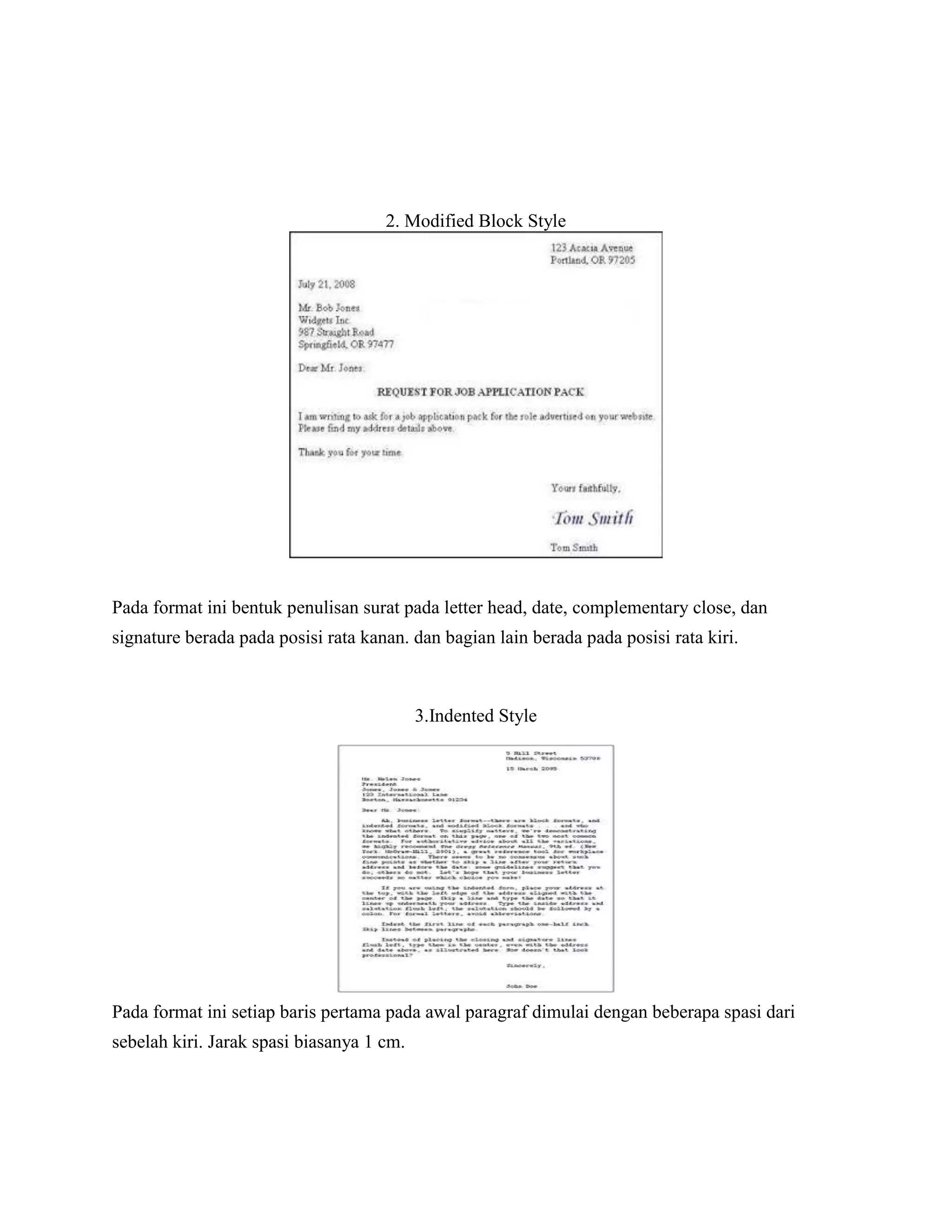 Layout of business english letter | DOC