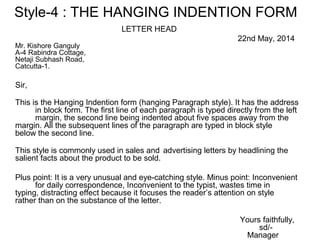 Layout of business letters | PPT