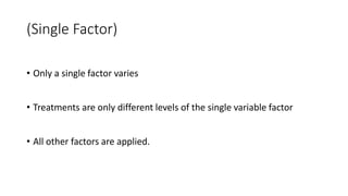 Layout of Agricultural field experiments | PDF