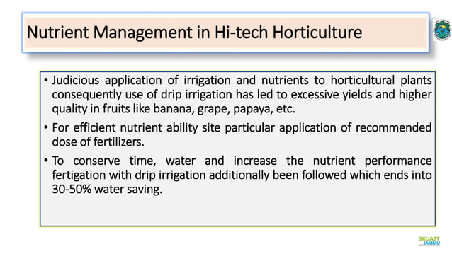 Layout of Hi-Tech Nursery, Pros and Cons.pptx