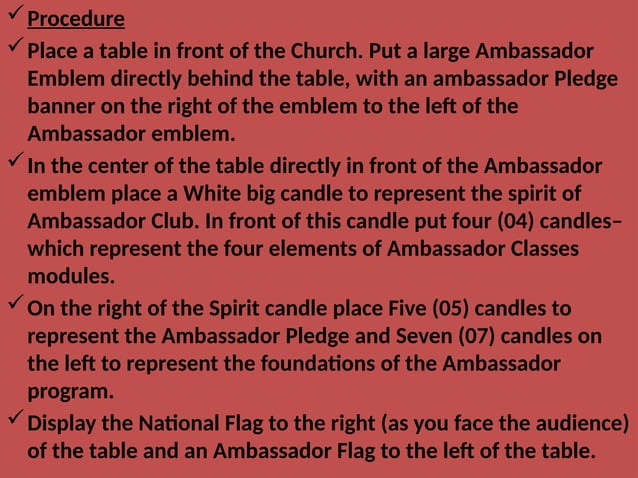 LAYOUT OF INDUCTION CEREMONY-1 [Autosaved].pptx