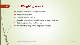 Layout of pharmaceutical building and services | PPTX