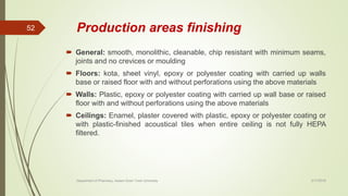 Layout of pharmaceutical building and services | PPTX