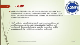 Layout of pharmaceutical building and services | PPTX
