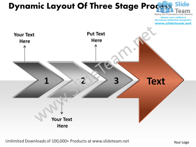 Layout of three stage process manufacturing flow chart symbols power ...