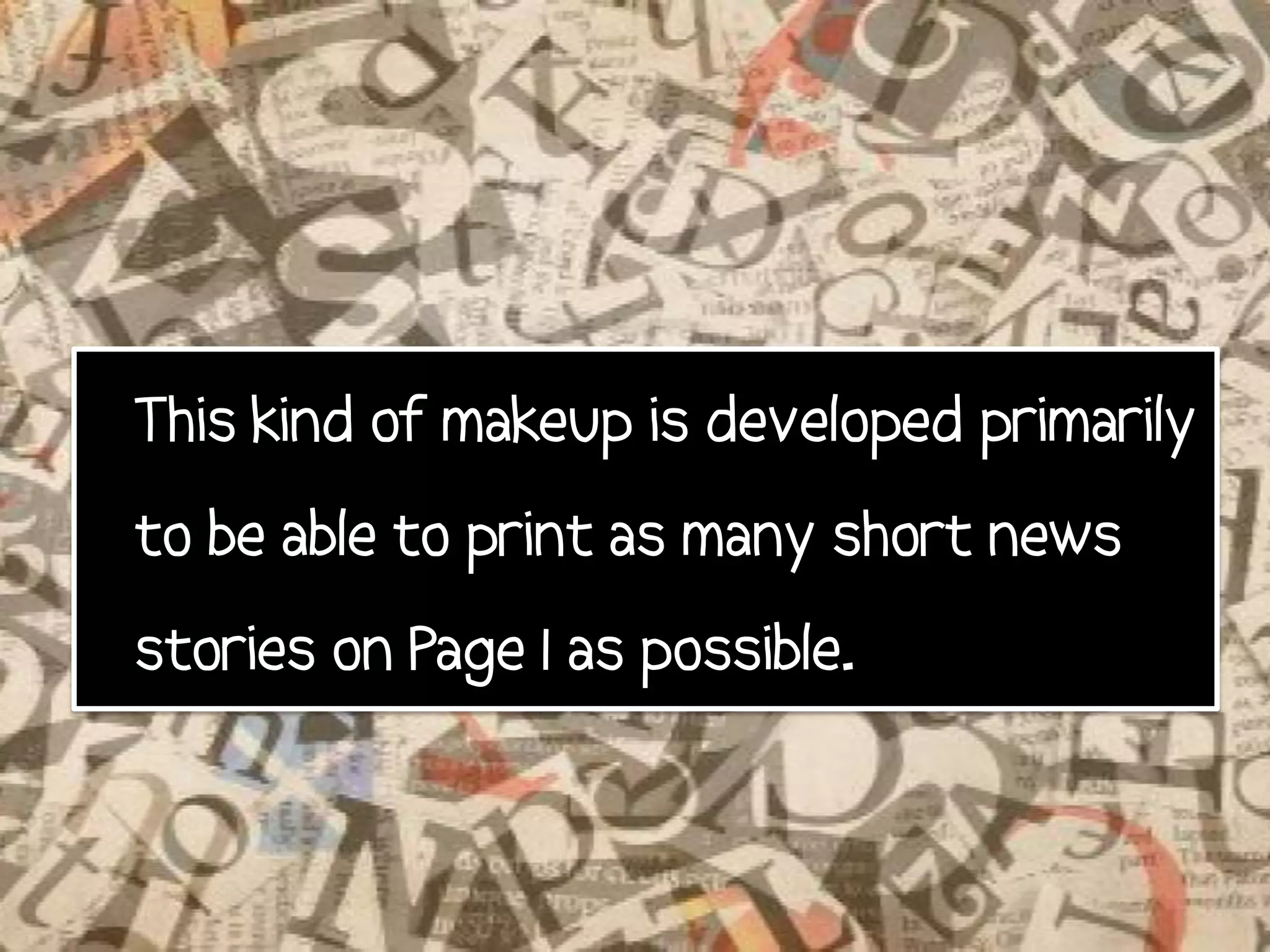 Layout or Makeup Journalism | PPTX