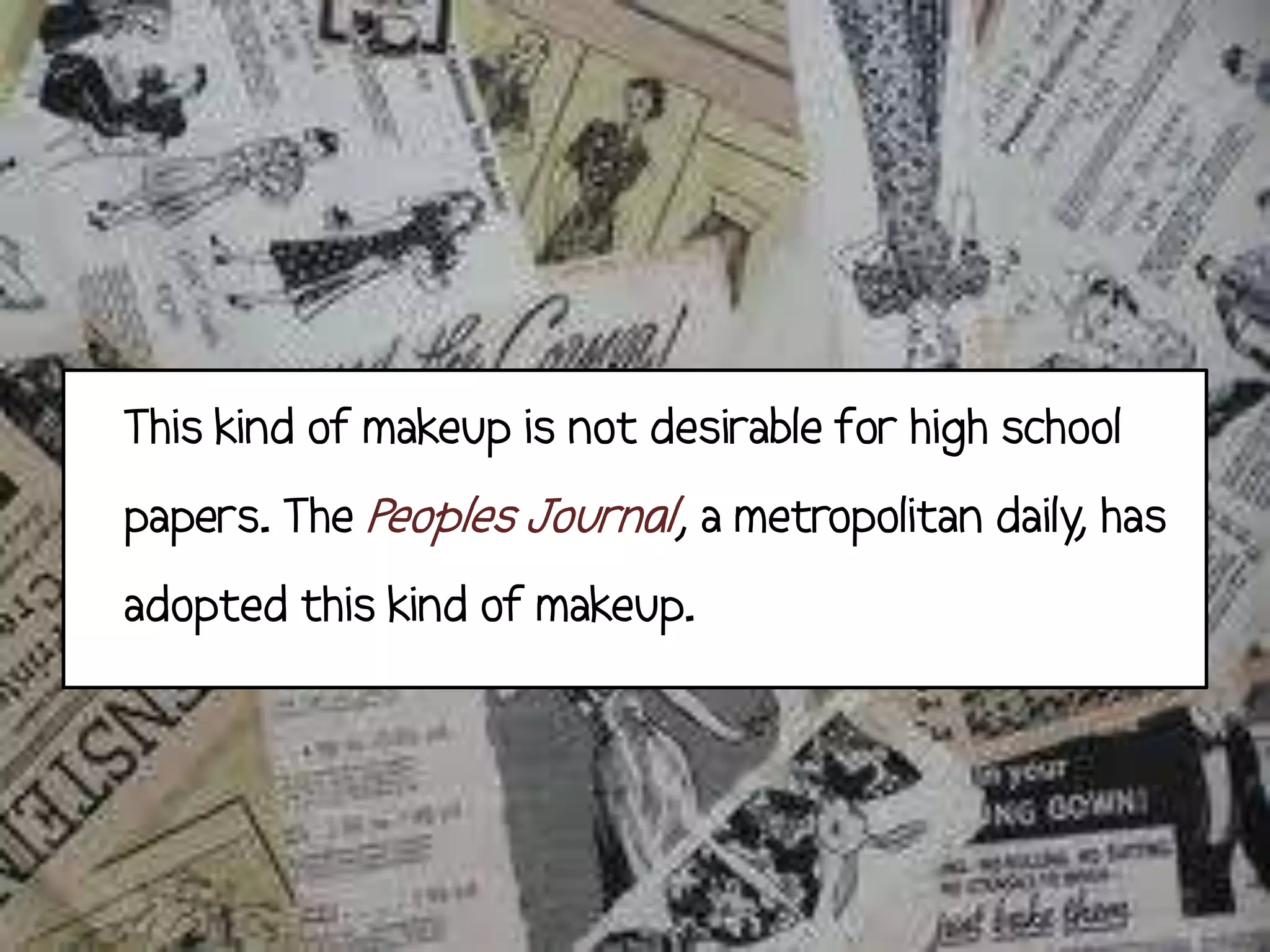 Layout or Makeup Journalism | PPTX