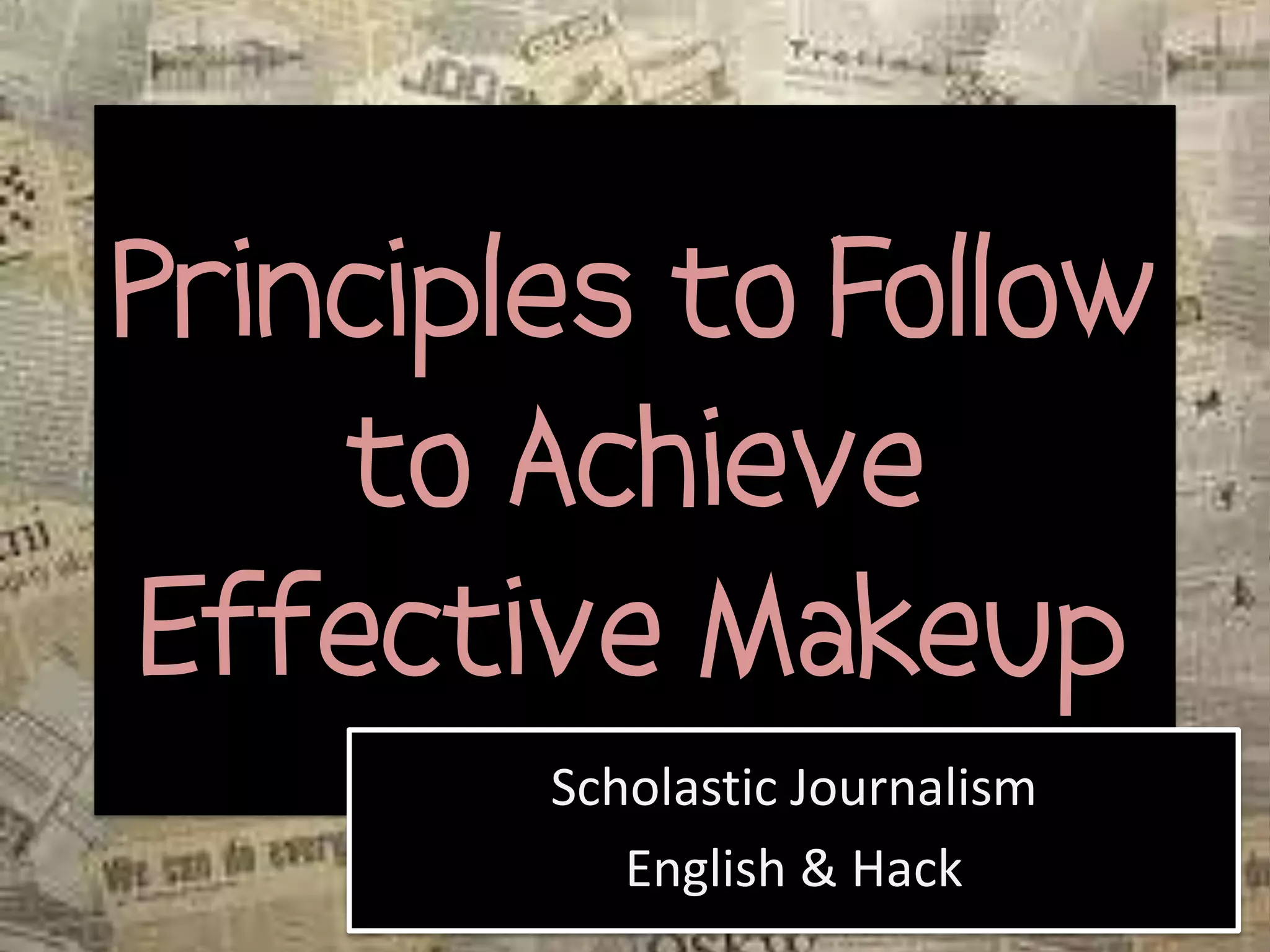 Layout or Makeup Journalism | PPTX