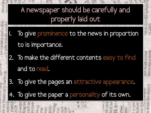 Layout or Makeup Journalism | PPTX