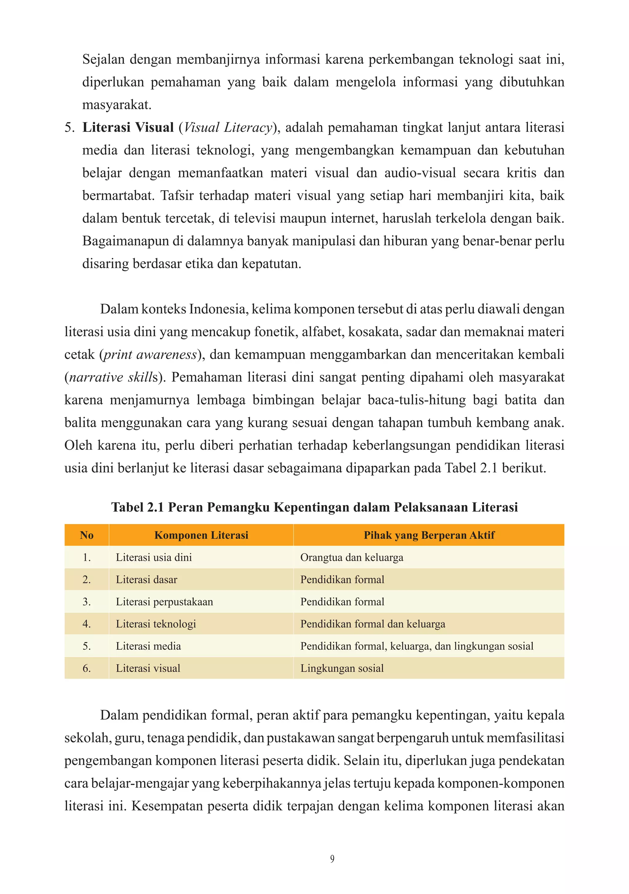 Layout panduan gerakan literasi sekolah di sekolah dasar 260116 | PDF