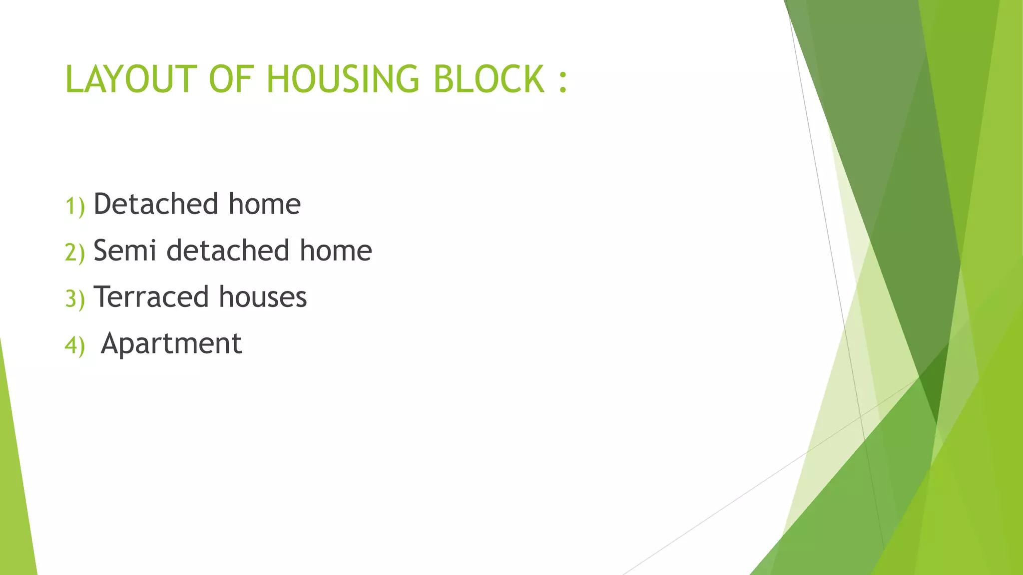 Layout plan of housing | PPTX