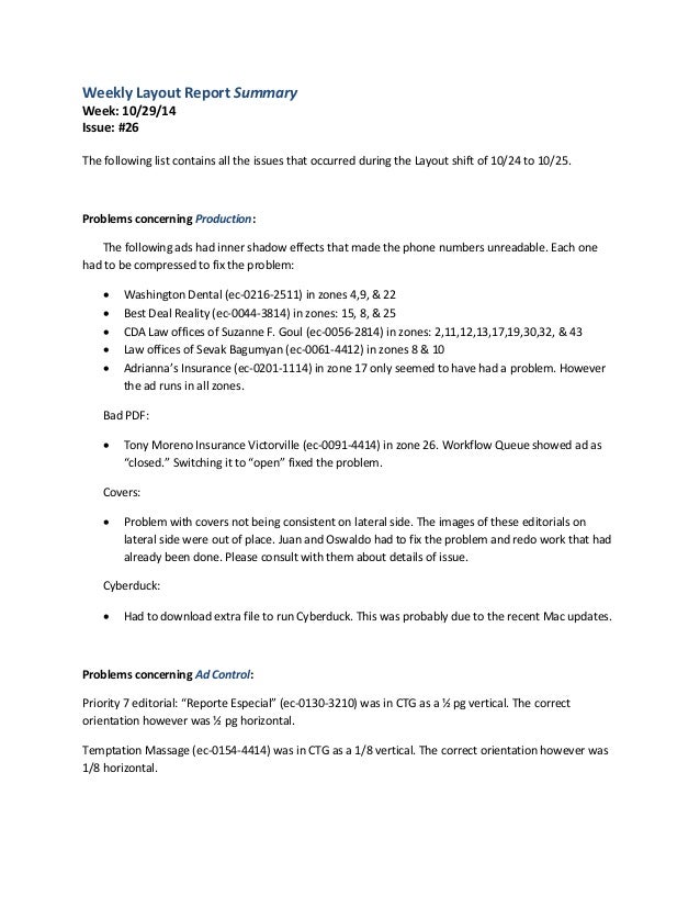 Layout report summary 10.29,