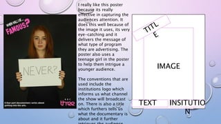 Layouts and analysis of posters and newspaper | PPT