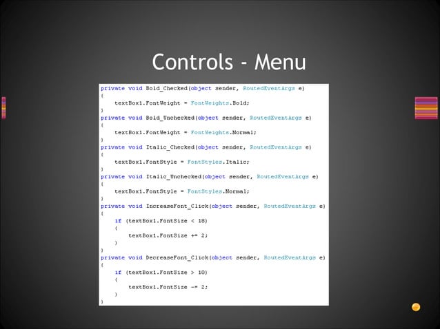 Layouts Controls | PPT