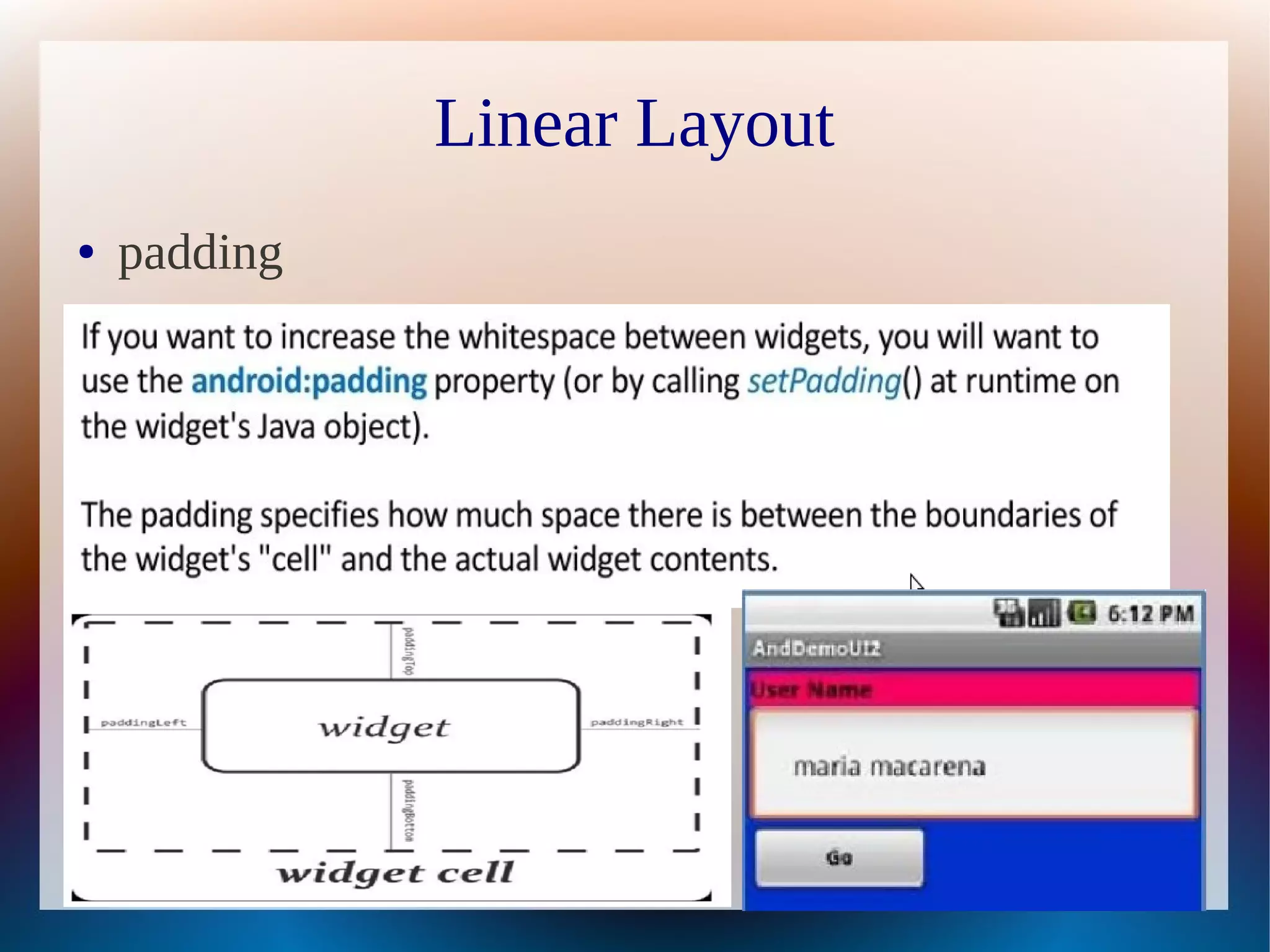 Layouts in android | PDF