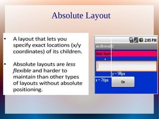 Layouts in android | PDF