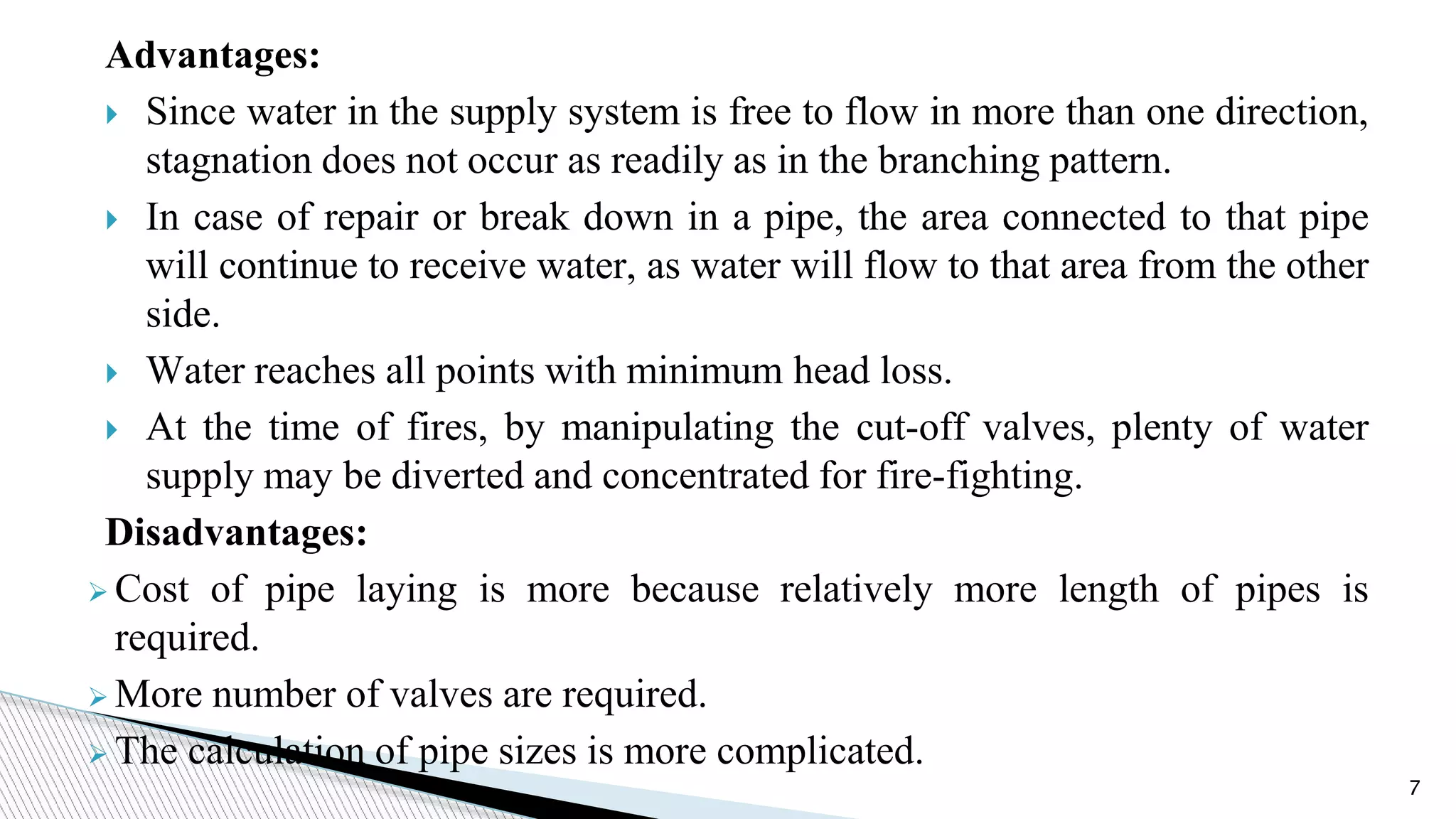 Layouts of water distribution systems | PPTX