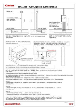 Layout tipico tomografia canon aquilion start imp.230519 (1) | PDF