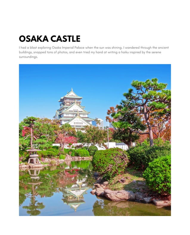 Layout Tema Travelbook Japan - Photostory | PDF