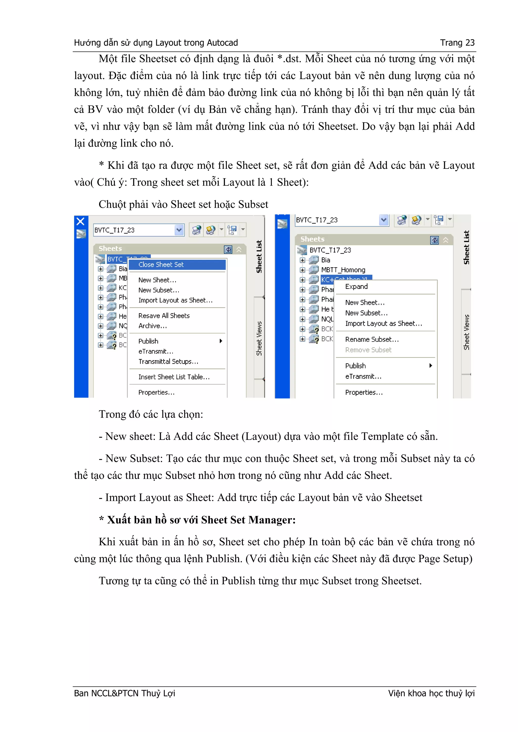 Hướng dẫn sử dụng Layout trong cad | PDF