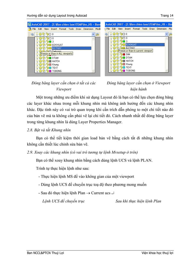 Hướng dẫn sử dụng Layout trong cad | PDF