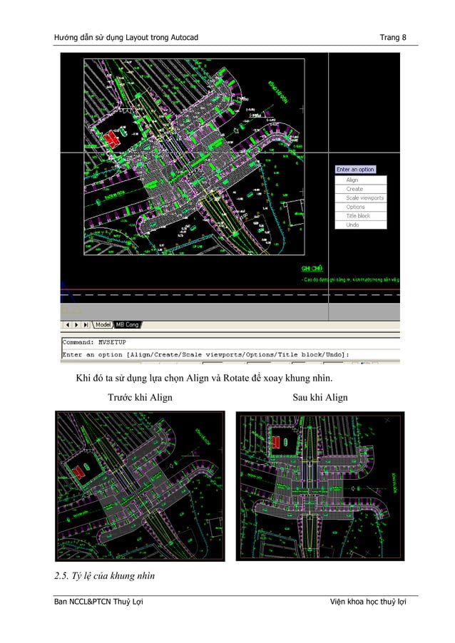 Hướng dẫn sử dụng Layout trong cad | PDF