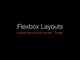 Layout with flexbox | PPT
