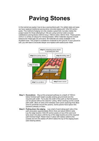 Lay paving stones | PDF