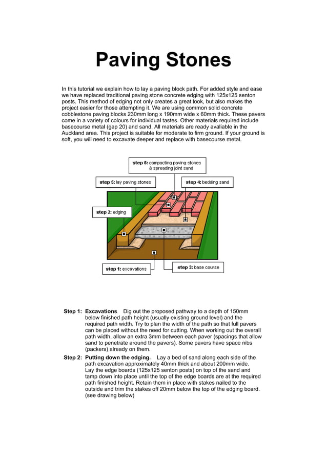 Lay paving stones | PDF