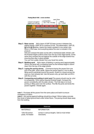 Lay paving stones | PDF