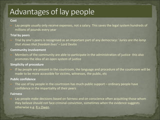 Lay people and magistrates full powerpoint | PPT