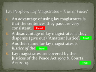 Lay people and magistrates full powerpoint | PPT