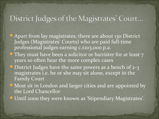 Lay people and magistrates full powerpoint | PPT