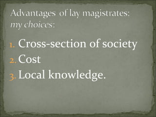 Lay people and magistrates full powerpoint | PPT