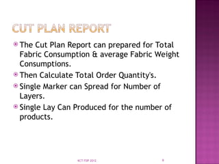 LAY PLANNING in cutting department .ppt