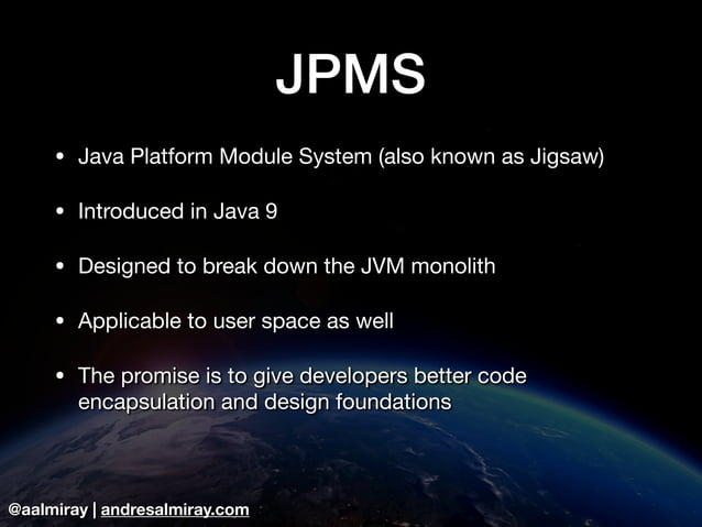 Building modular applications with JPMS and Layrry | PPT