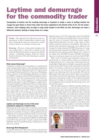 Laytime demmurrage for the commodity trader | PDF