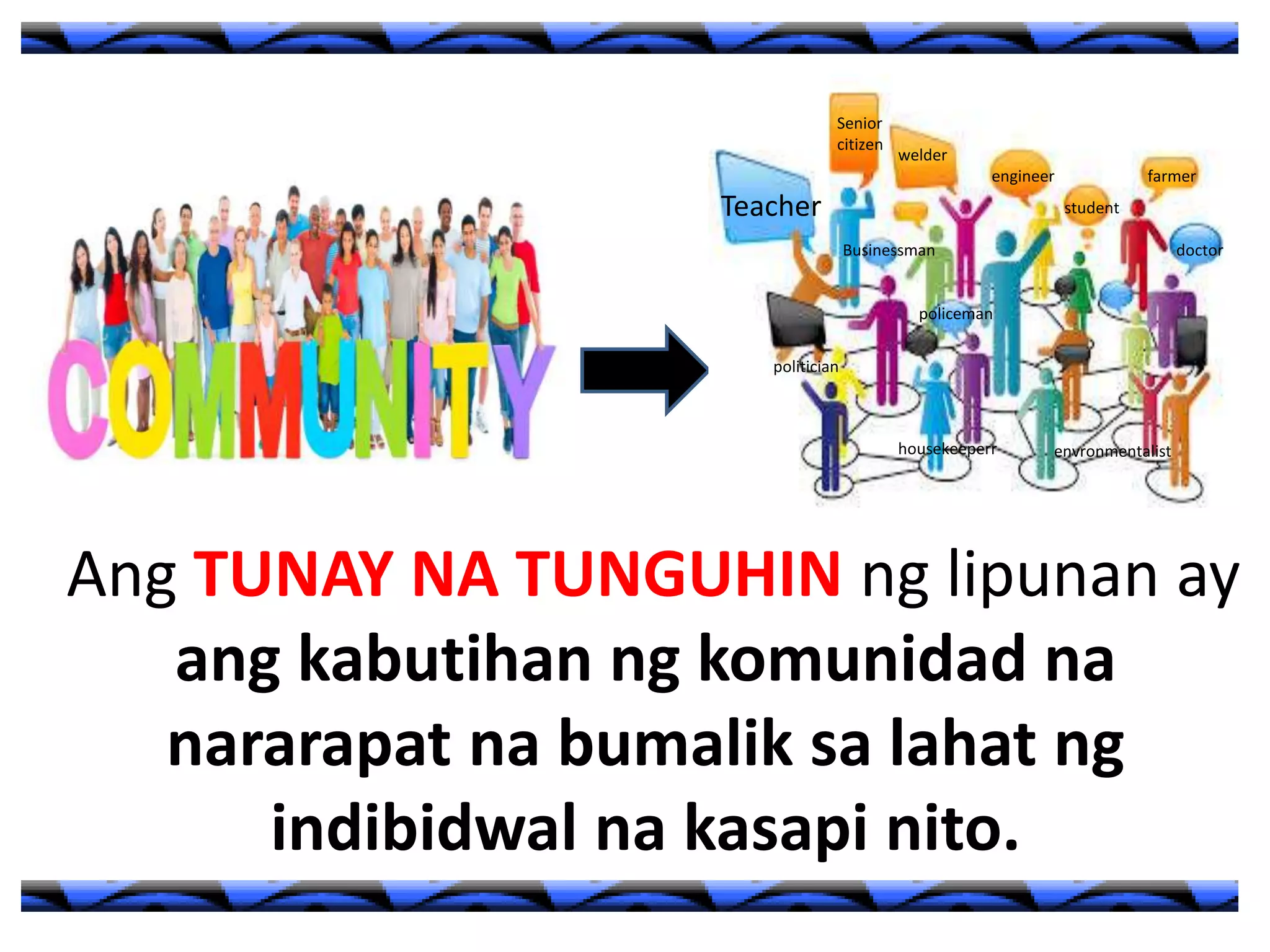 ESP 9 Layunin ng lipunan | PPTX