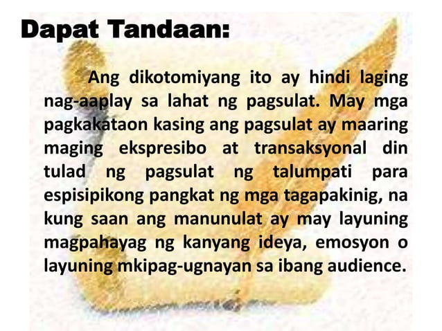 Layunin sa pagsulat -Filipino | PPTX