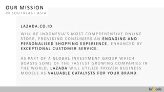 Lazada Indonesia Company Profile | PPTX